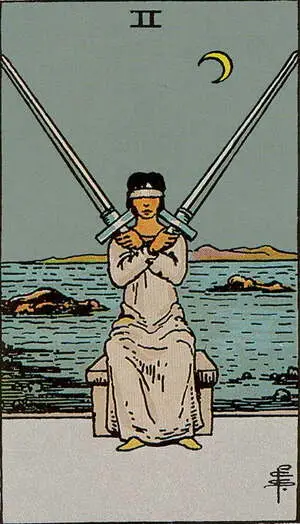 Two of Swords - Tarot Card Meanings | Tarot Online